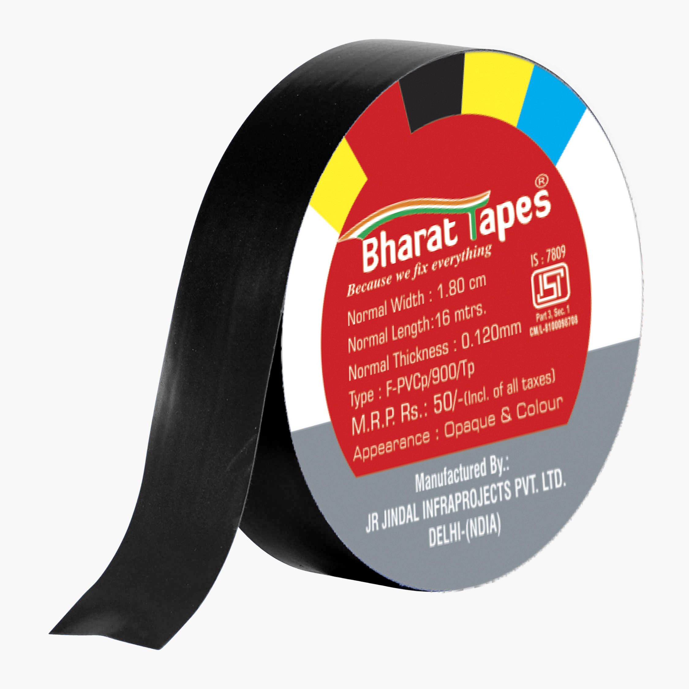 Pvc Electrical Insulation Tape- Bharat Tapes at Rs 8 / Pieces in Delhi ...